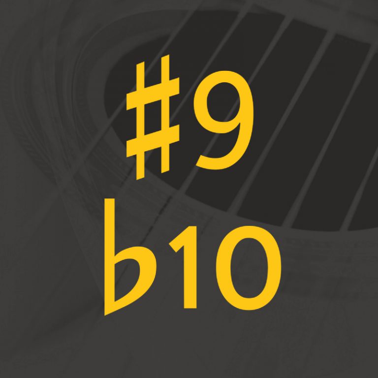 Sharp Nine or Flat Ten | Chord Symbols